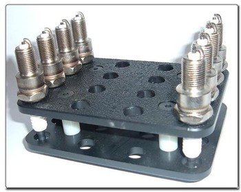 Custom 16 Hole Spark Plug Rack Holder